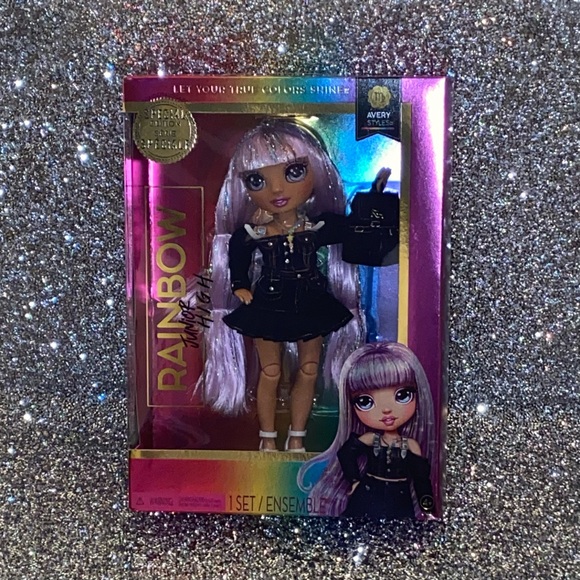 Toys | Rainbow High Avery Styles Doll With Purple Hair | Poshmark